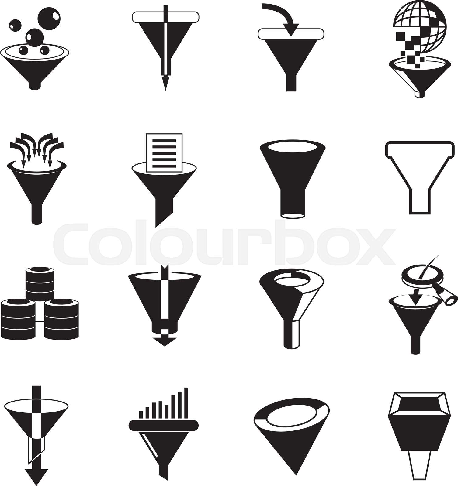 Data Funnel Icon