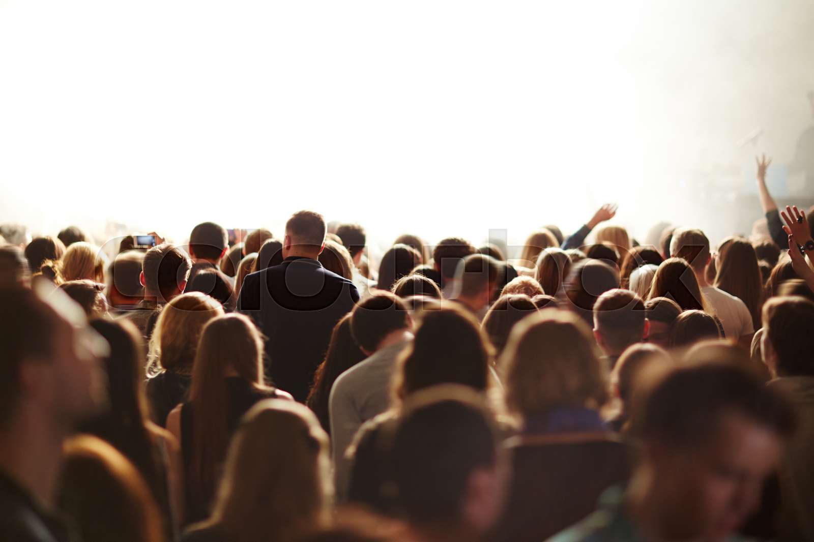 Young audience | Stock image | Colourbox