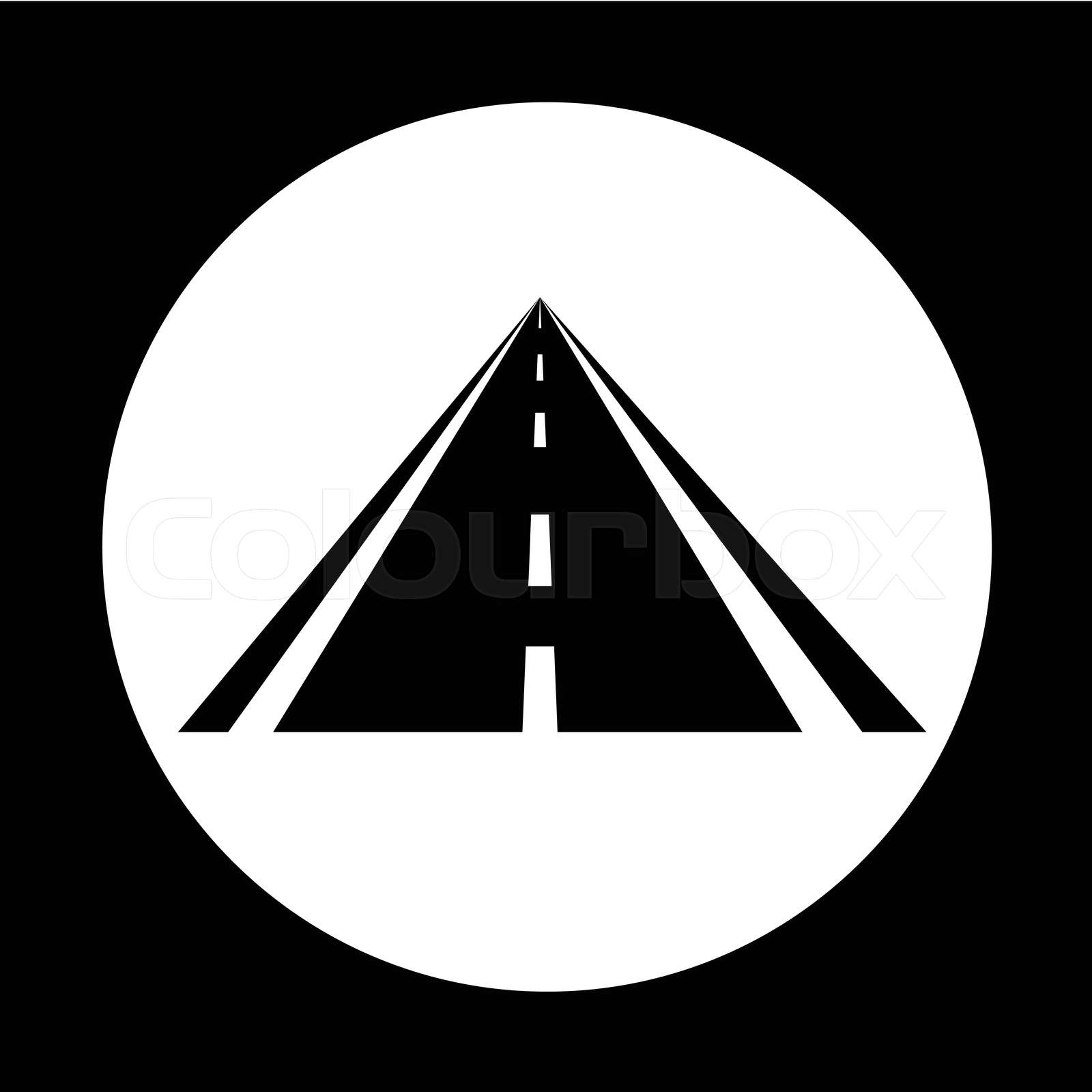 road icon illustration design | Stock vector | Colourbox