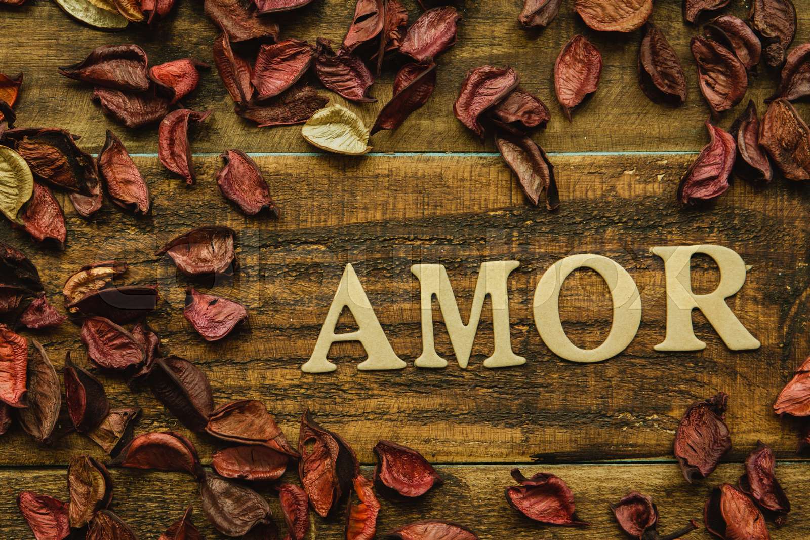 The word "Amor" | Stock image | Colourbox