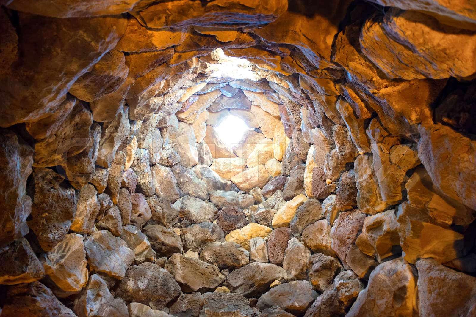 Inside the ancient well | Stock image | Colourbox