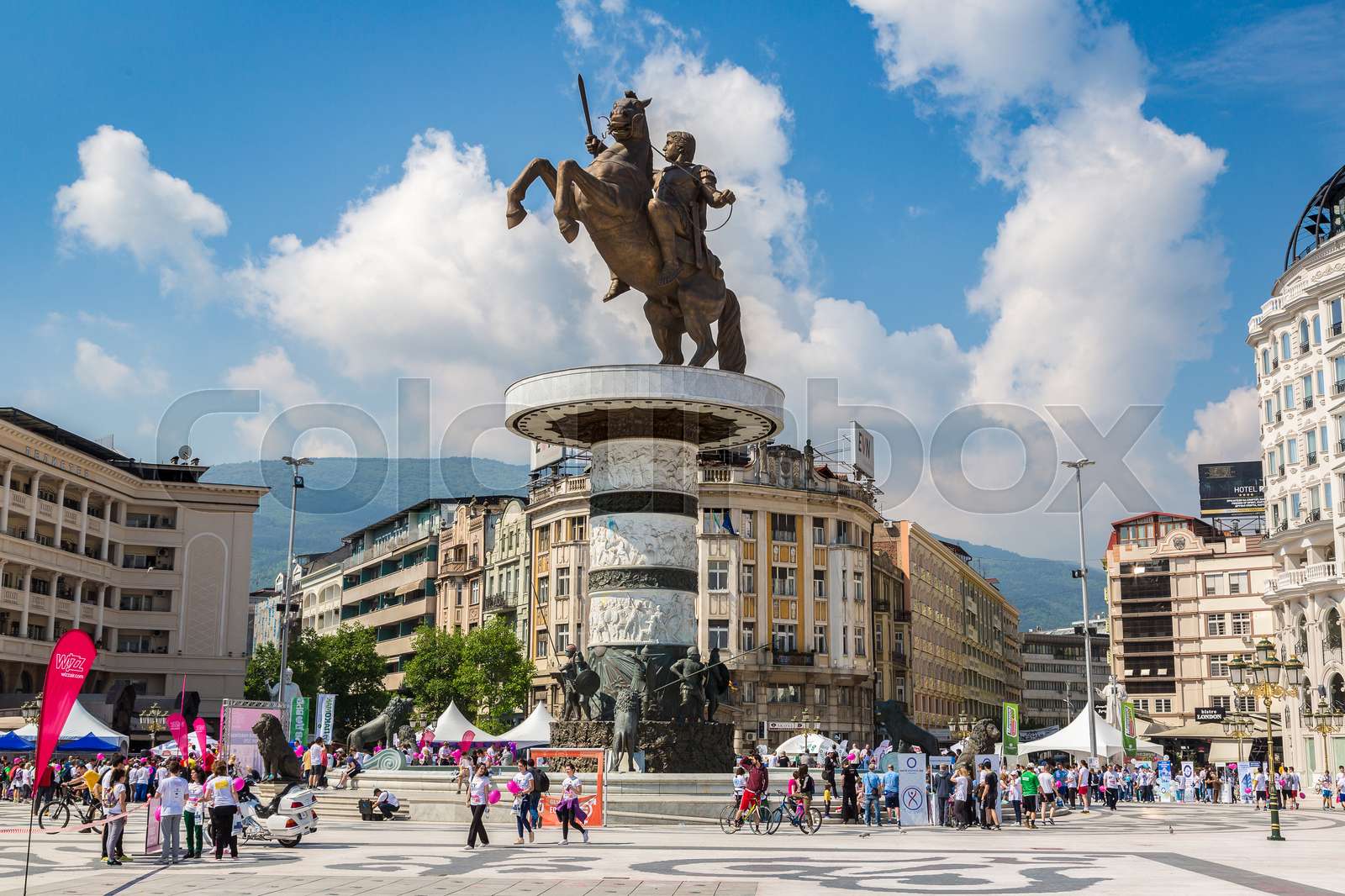 Alexander the Great in Skopje | Stock image | Colourbox