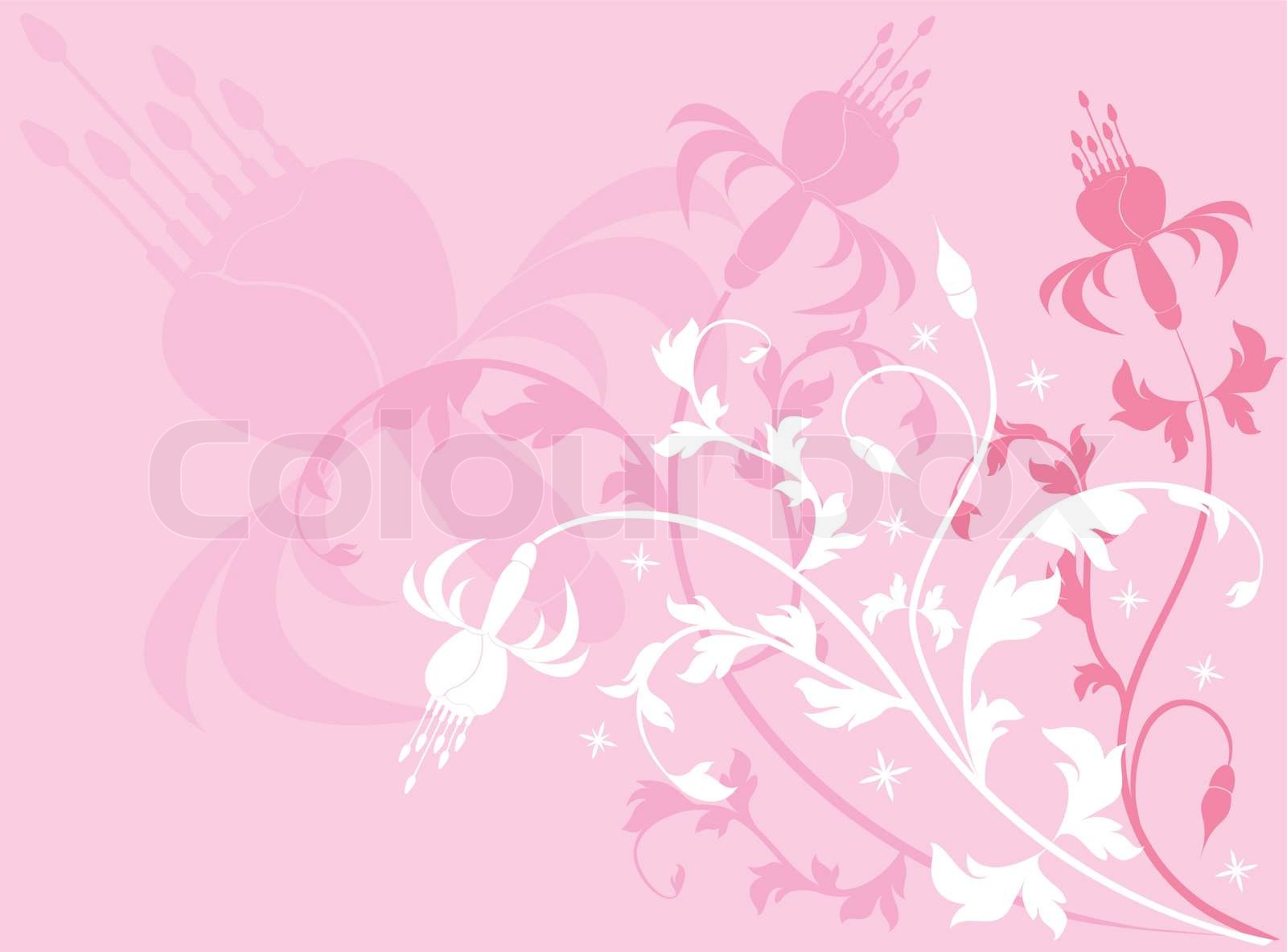 Background flower, vector illustration | Stock vector | Colourbox