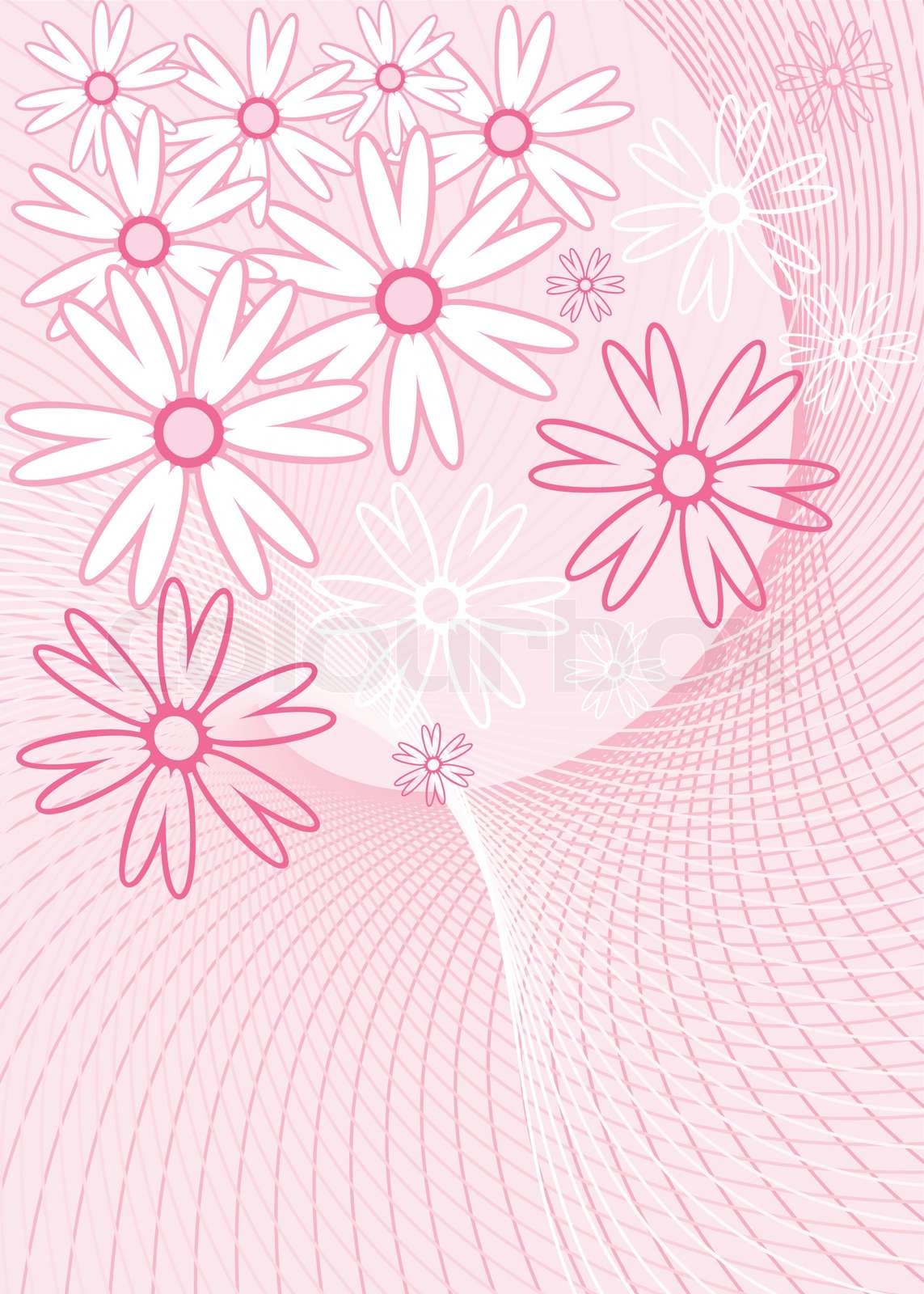 Background flower, vector illustration | Stock vector | Colourbox