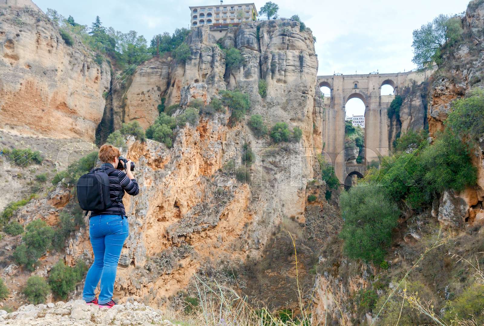 Ronda. New Bridge. | Stock image | Colourbox