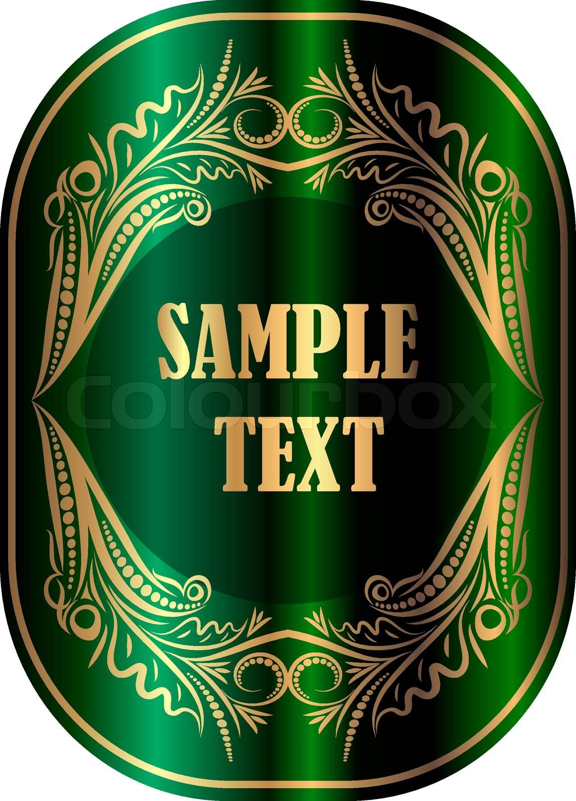 emblem, modern, food | Stock vector | Colourbox