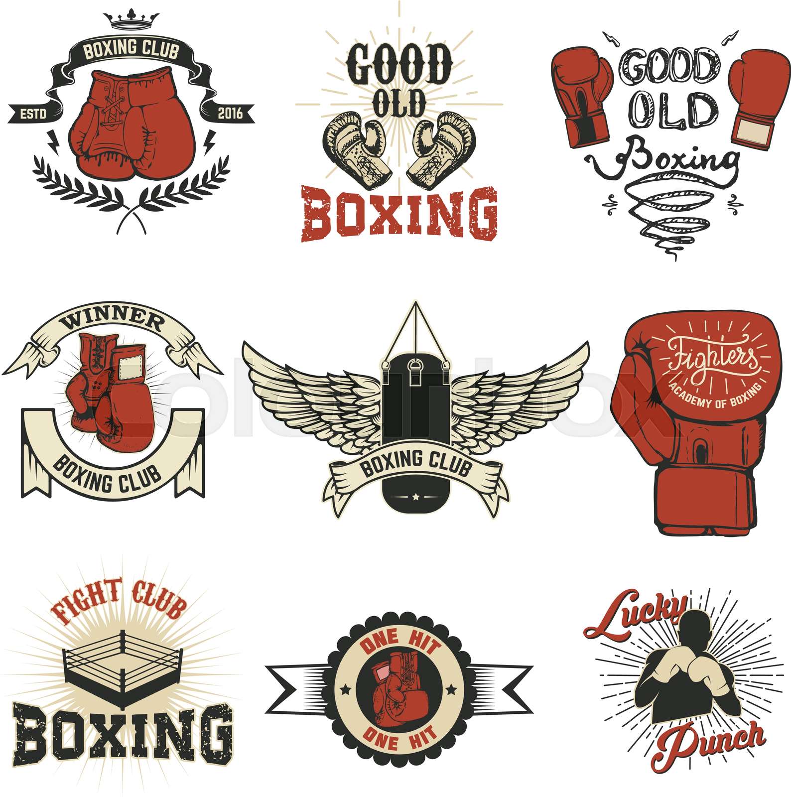 Vintage Boxing Logo