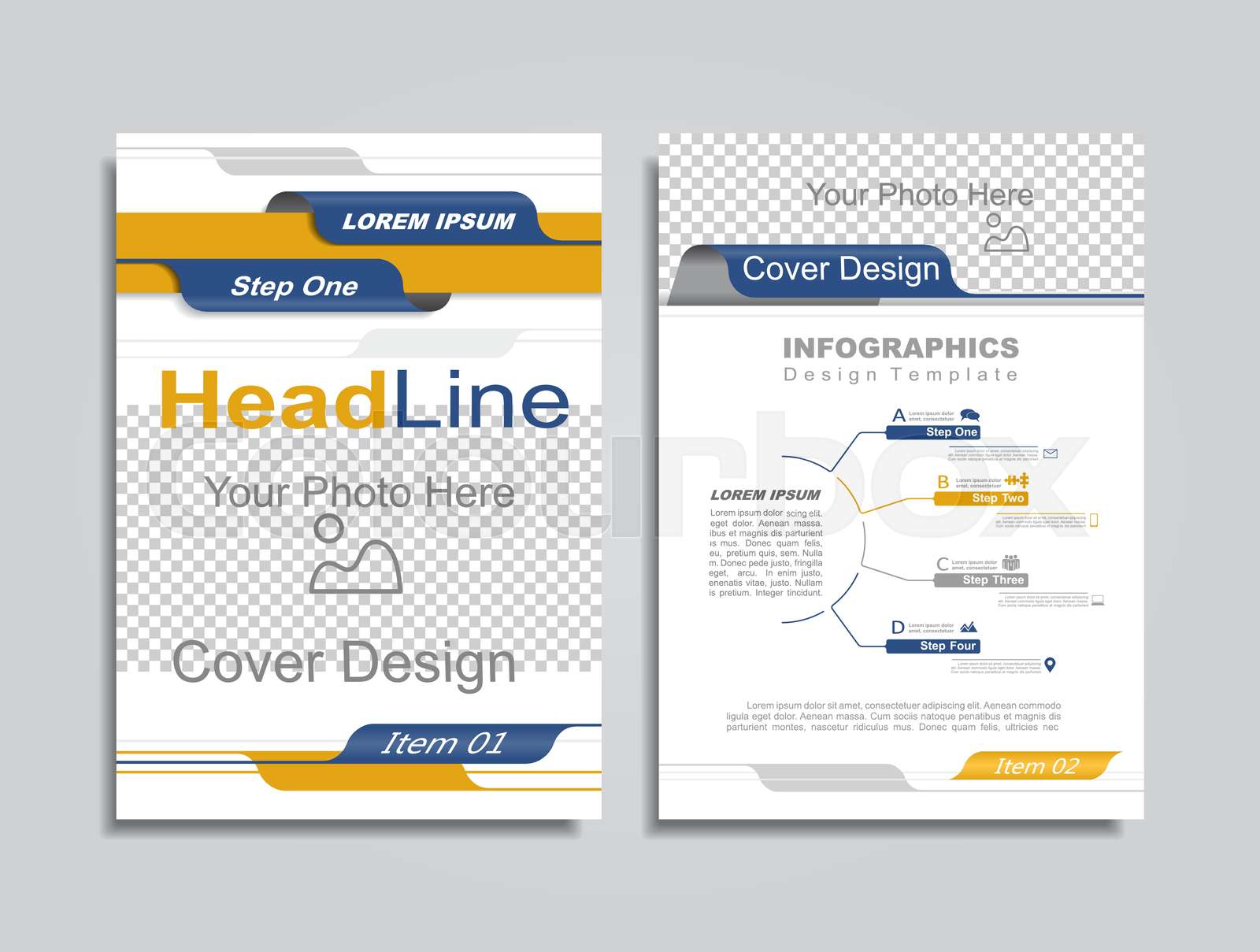 Design layout with place for your data. Vector illustration. | Stock ...