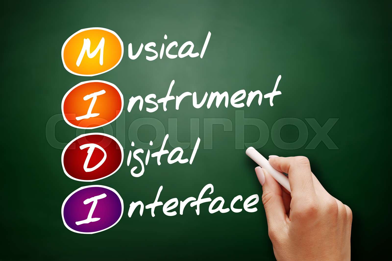 MIDI Musical Instrument Digital Interface | Stock image | Colourbox
