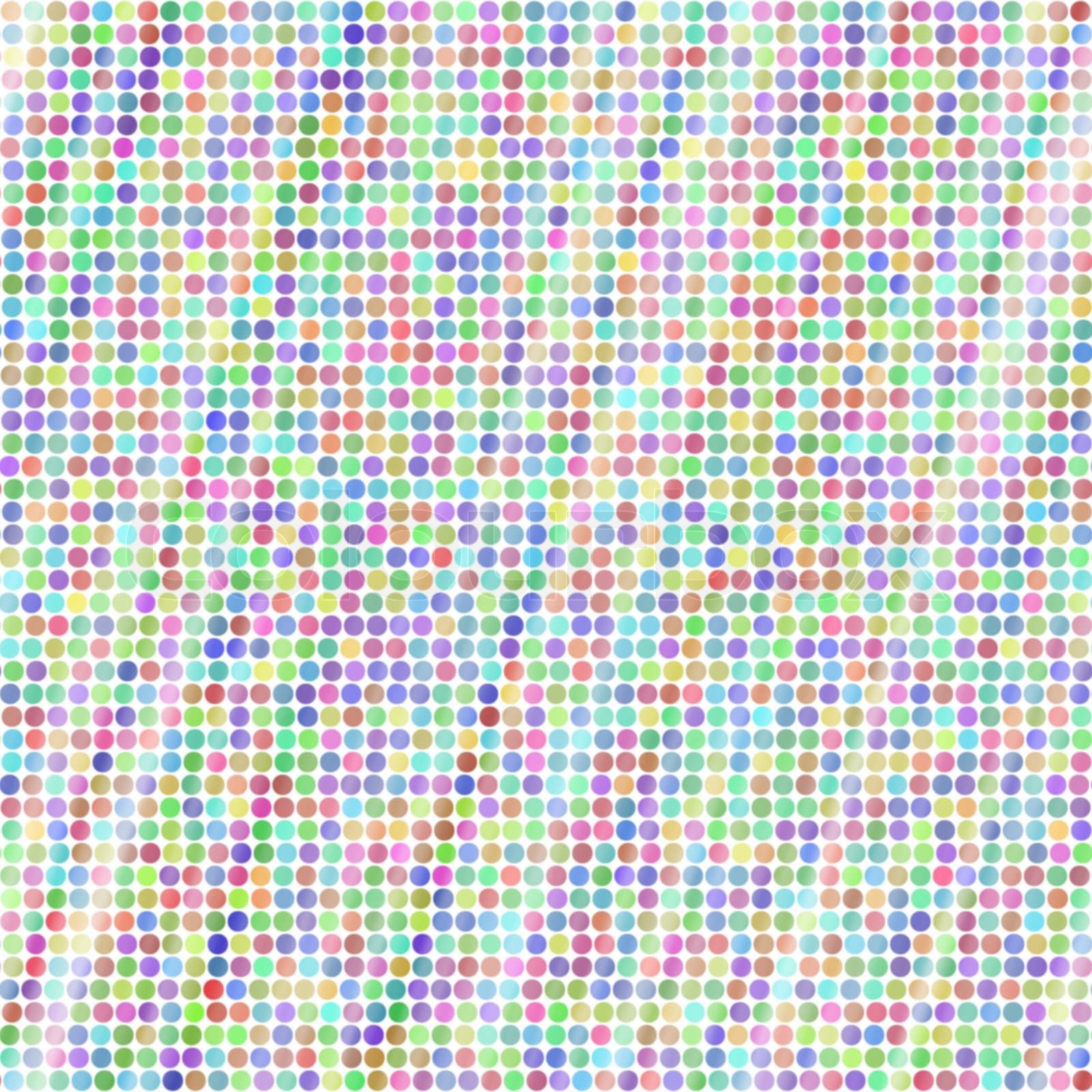 Multicolored dots pattern that tiles seamlessly in any direction ...