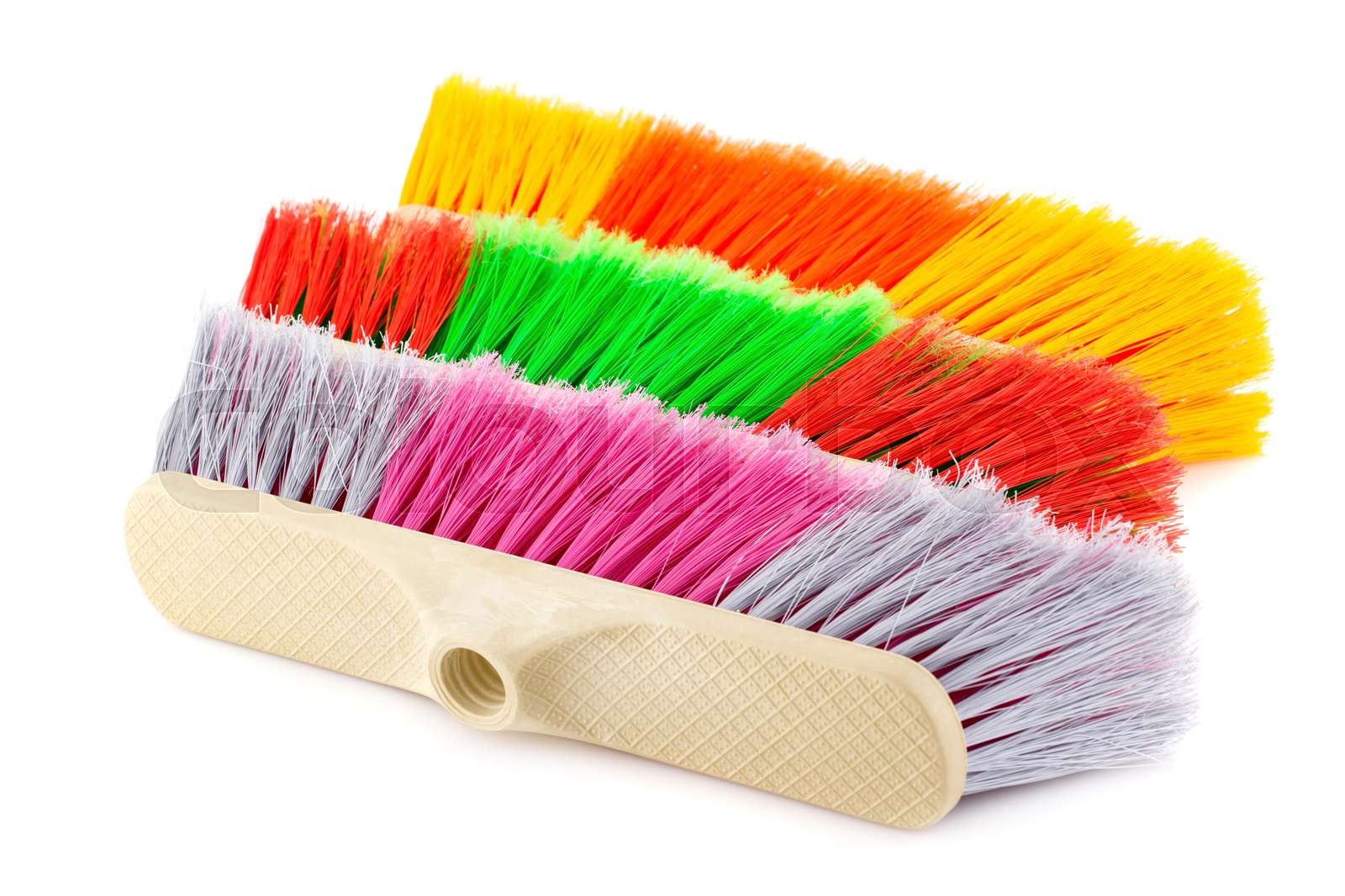 Colorful brooms | Stock image | Colourbox