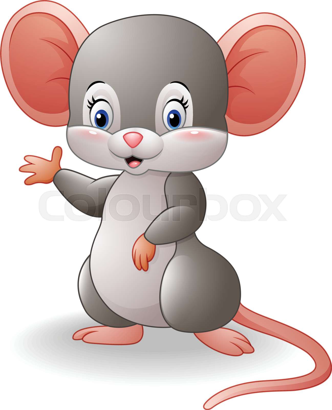 cartoon, maus, baby | Stock-Vektor | Colourbox