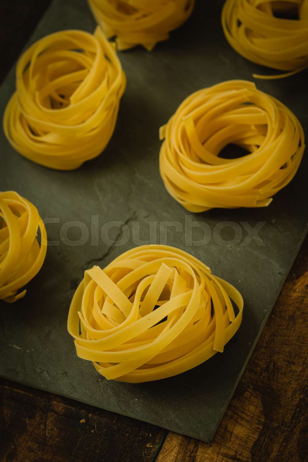 Different types of colored pasta | Stock image | Colourbox