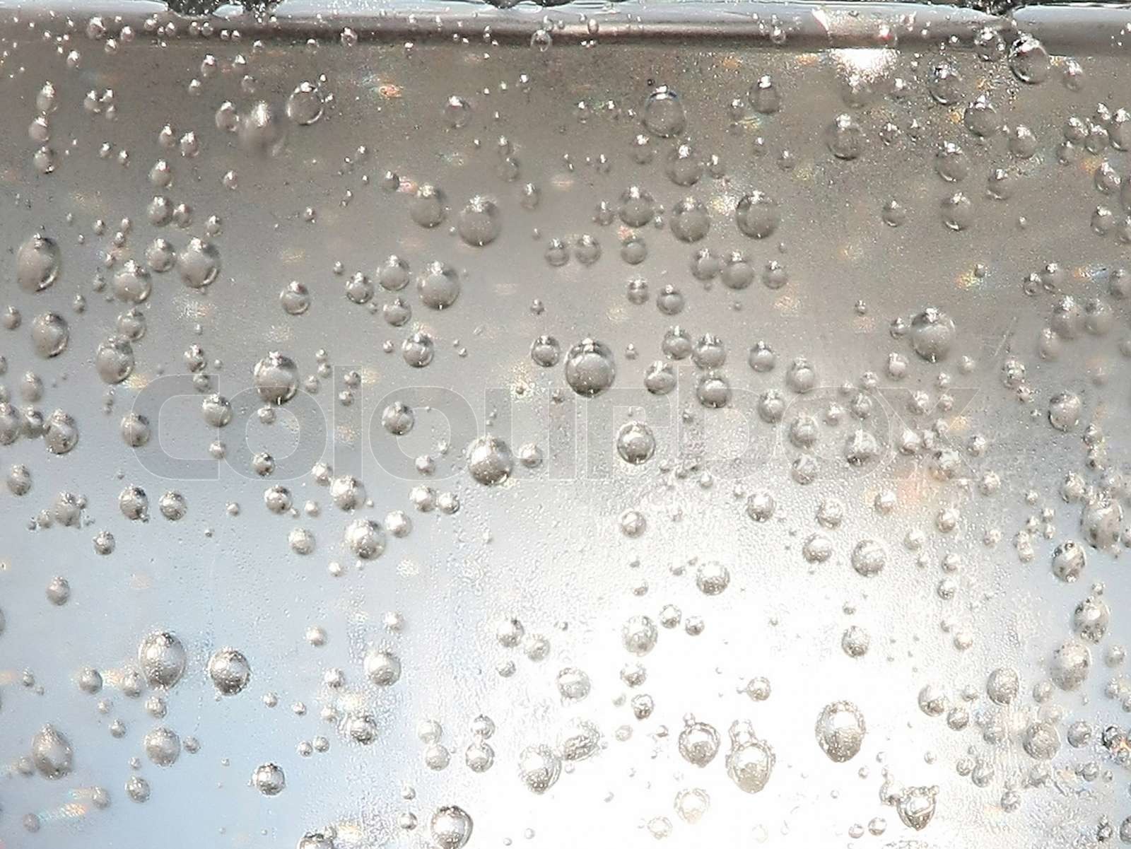 Waterdrop Close-up klar Wassertropfen | Stock Bild | Colourbox