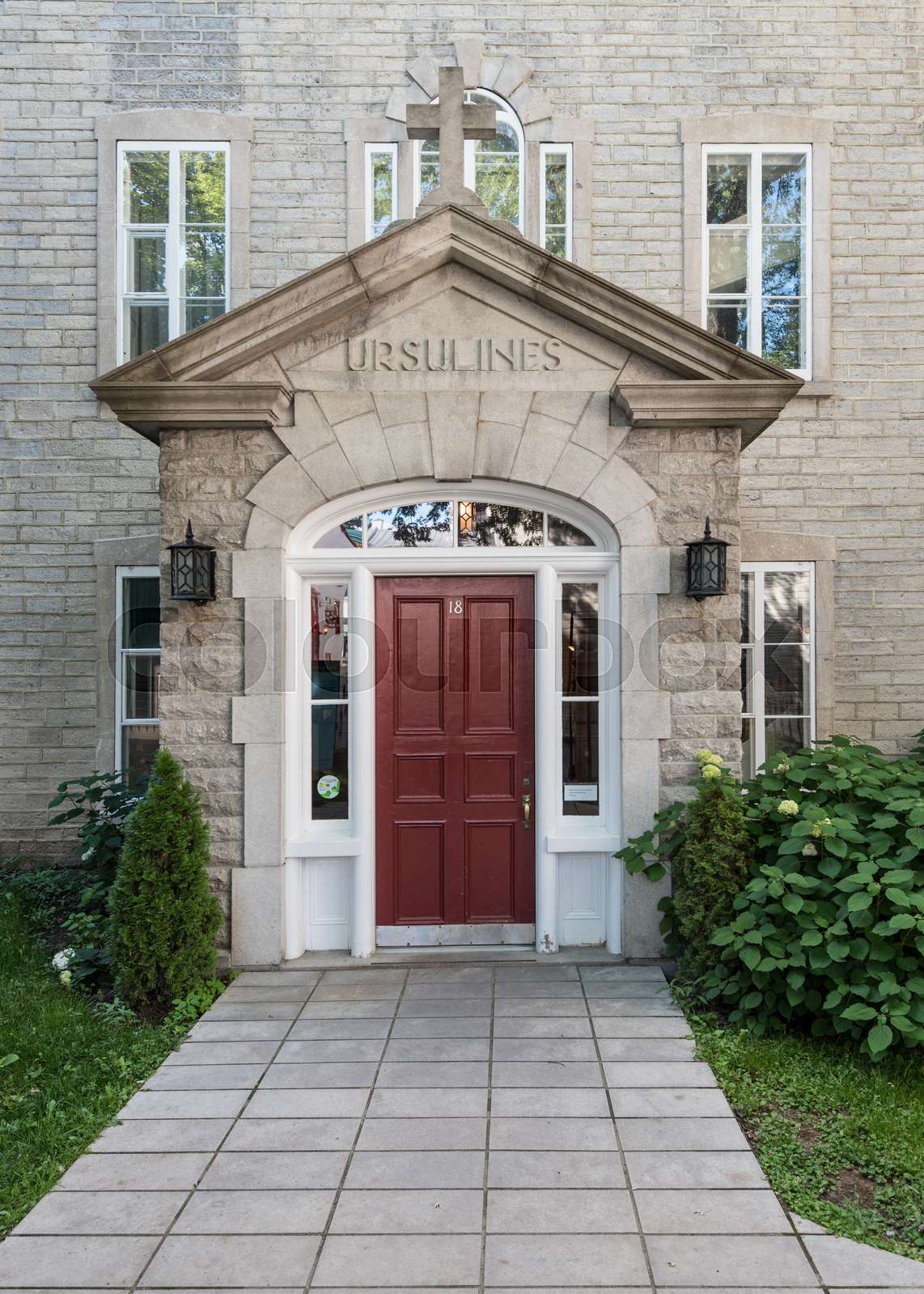 Main Door to Ursulines Monastery of Quebec | Stock image | Colourbox