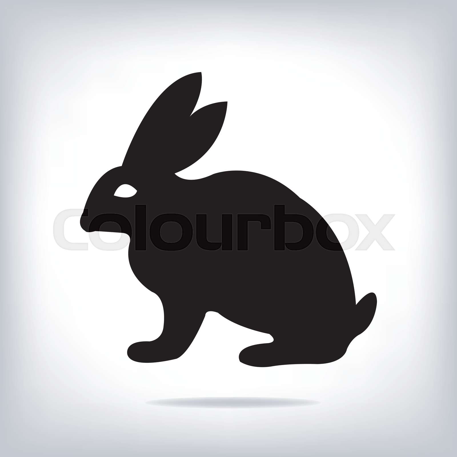 Vector image of an rabbit | Stock vector | Colourbox