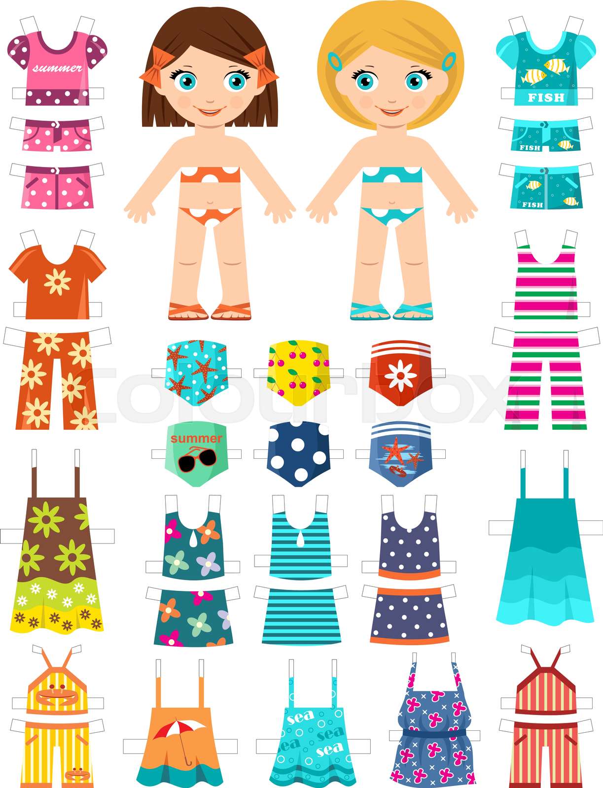 Paper Doll Clip Art