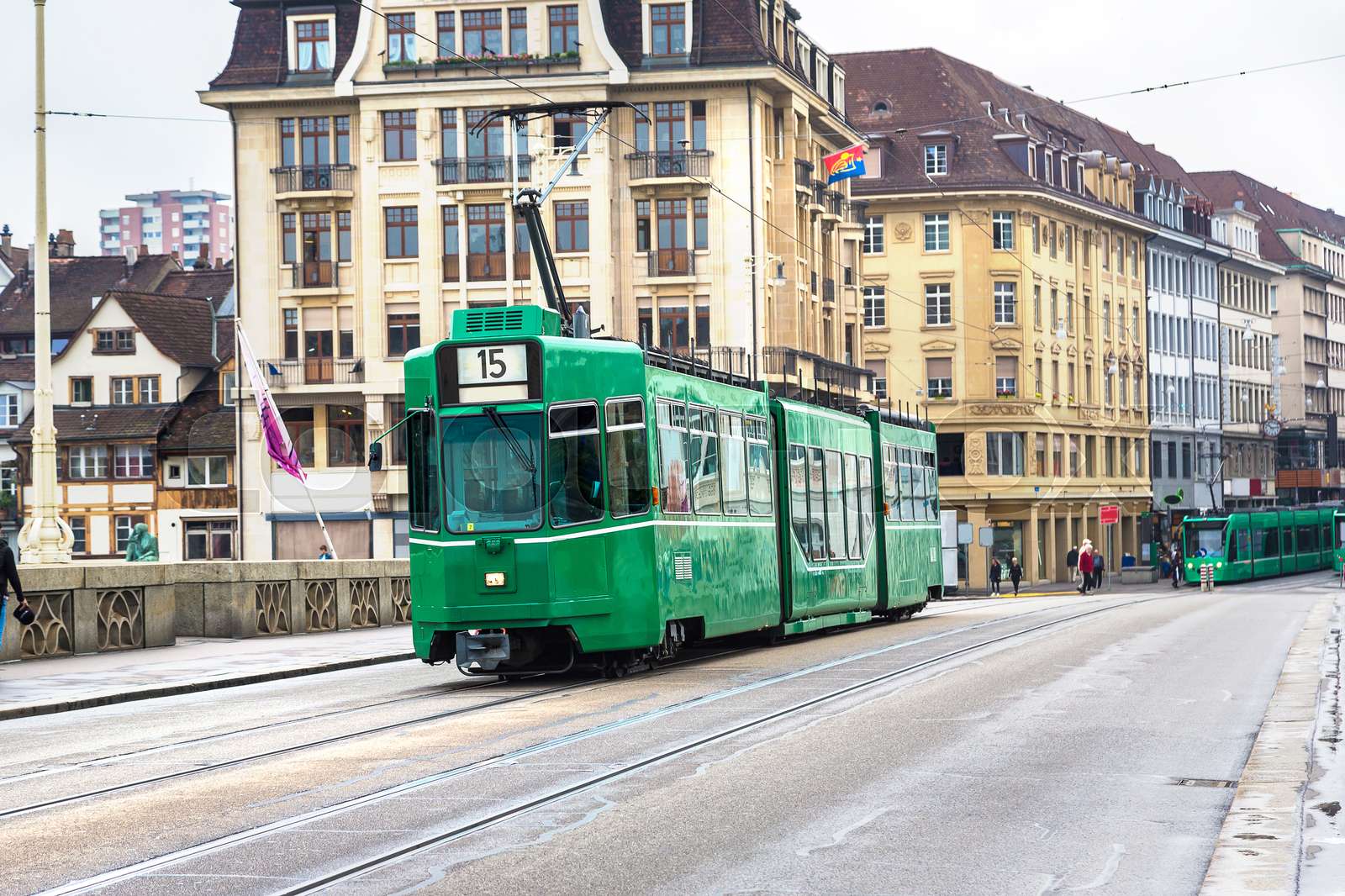City tram in Basel | Stock image | Colourbox