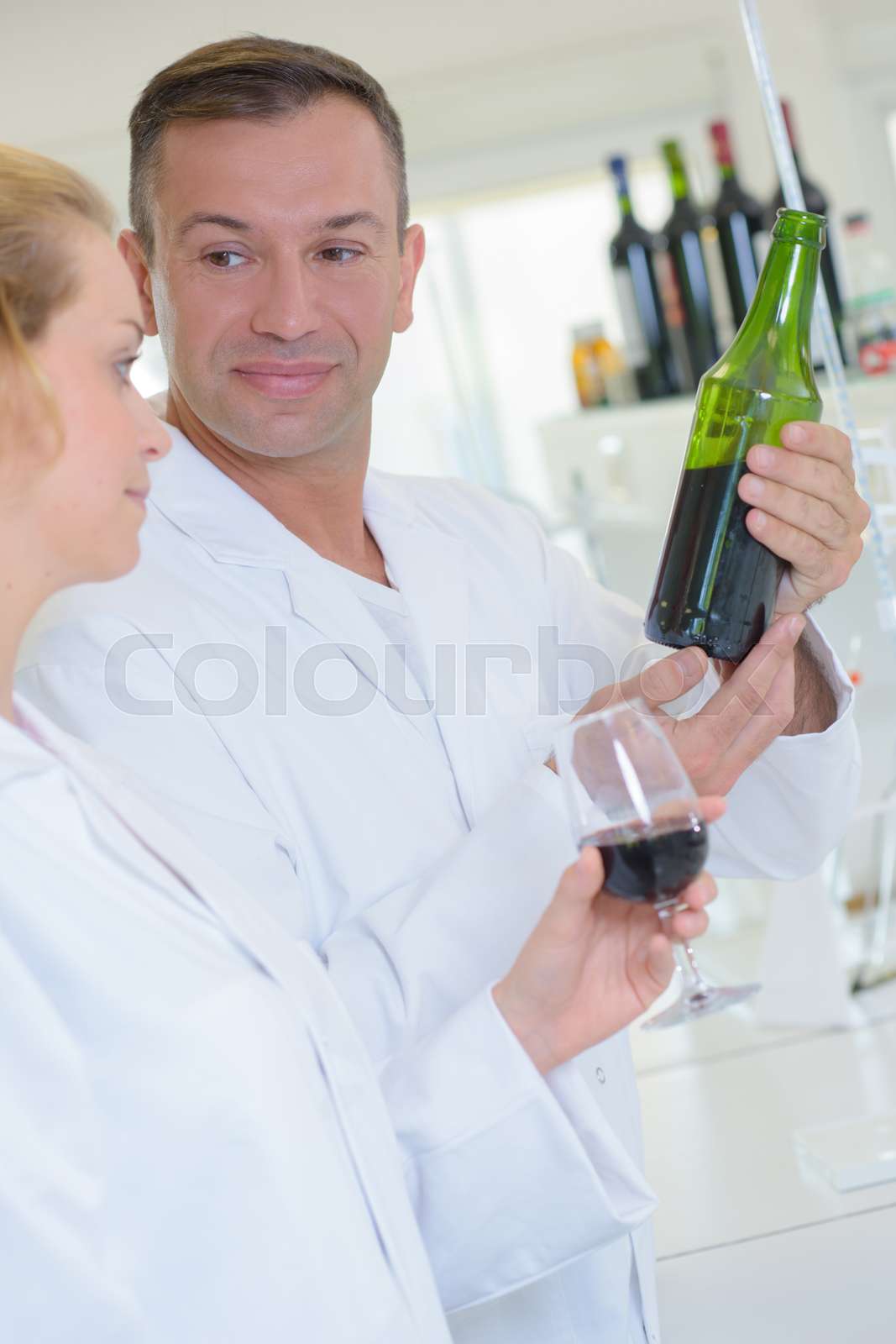 testing wine quality | Stock image | Colourbox