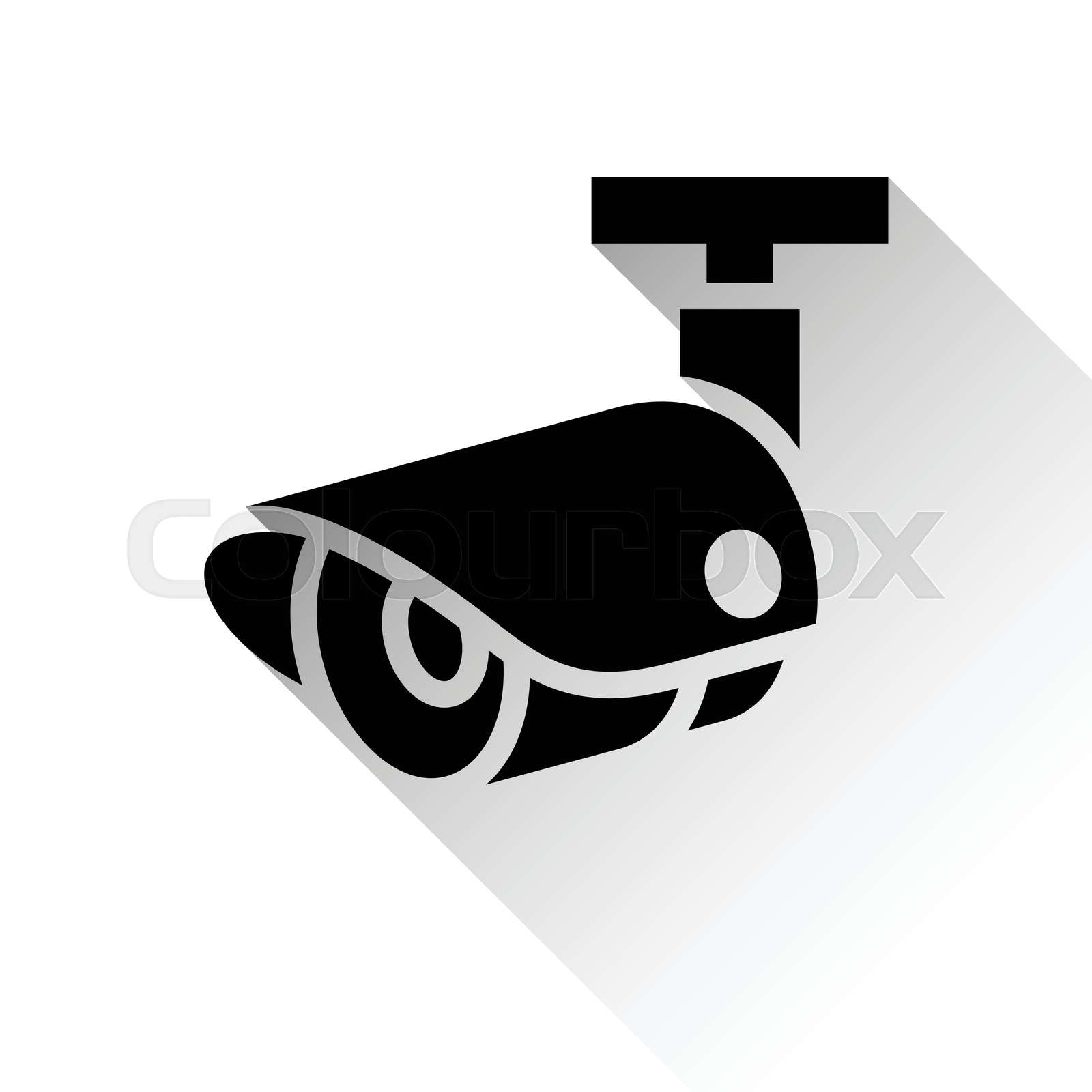 Video surveillance icon | Stock vector | Colourbox
