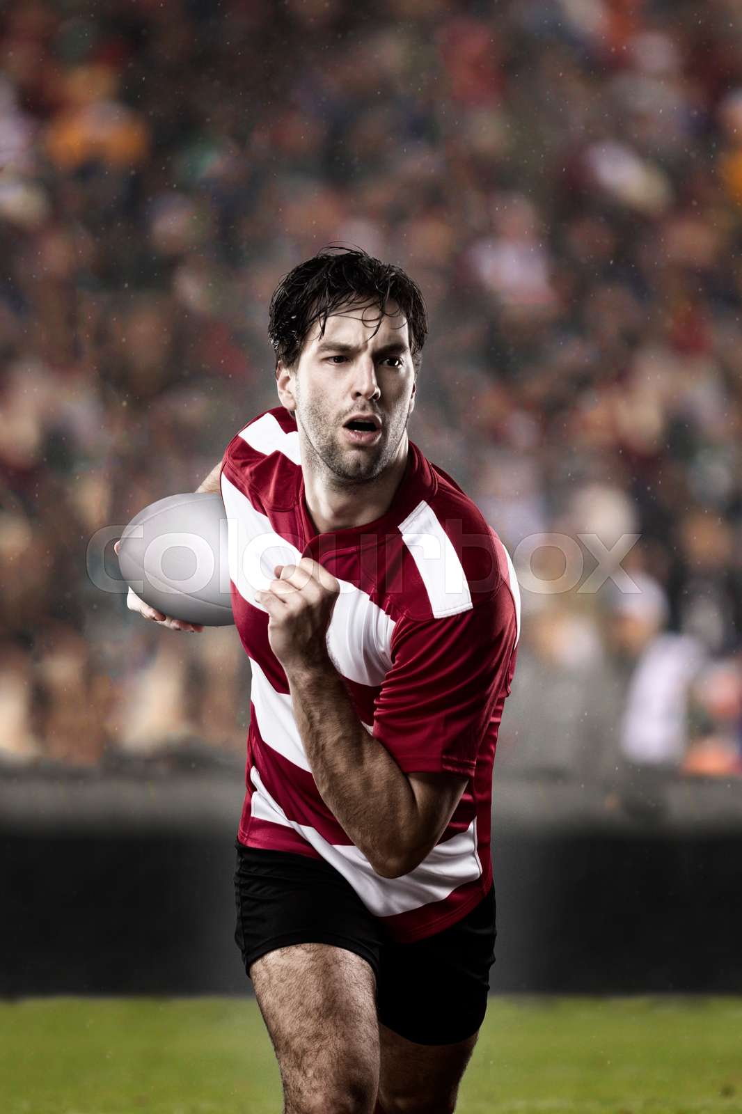 Rugby player | Stock image | Colourbox