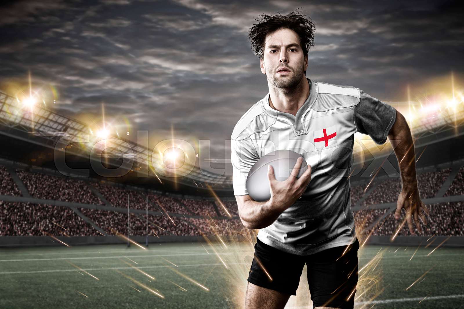 English rugby player | Stock image | Colourbox