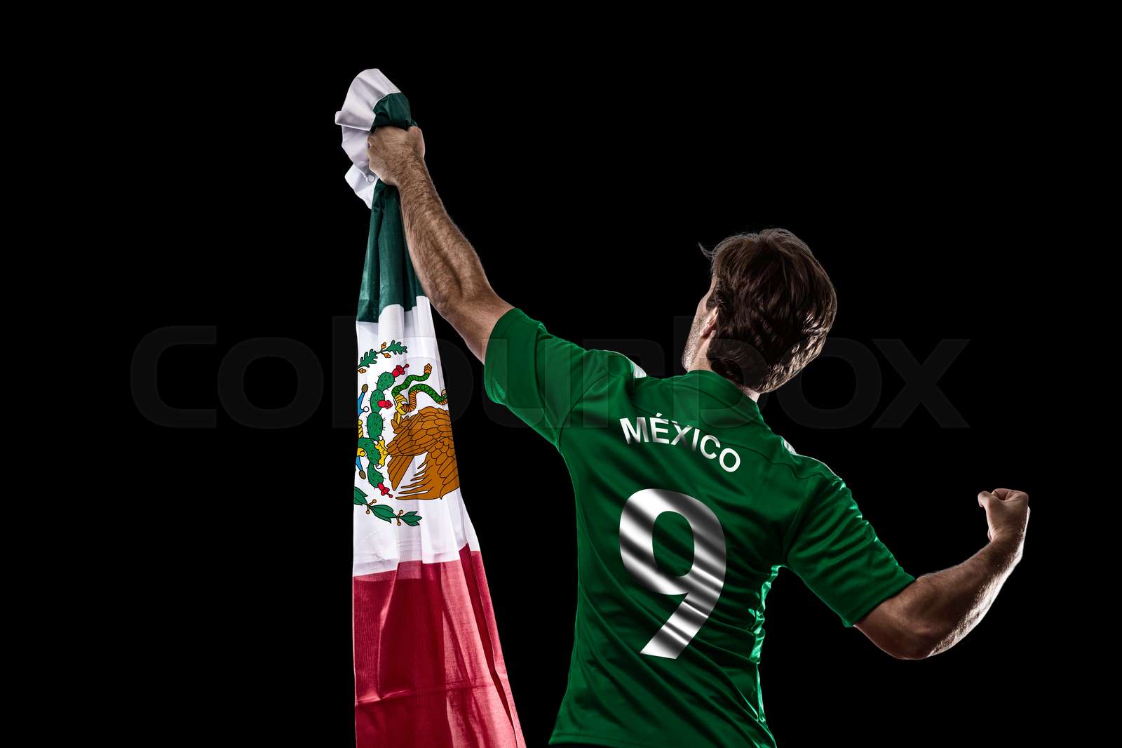 Mexican soccer player | Stock image | Colourbox