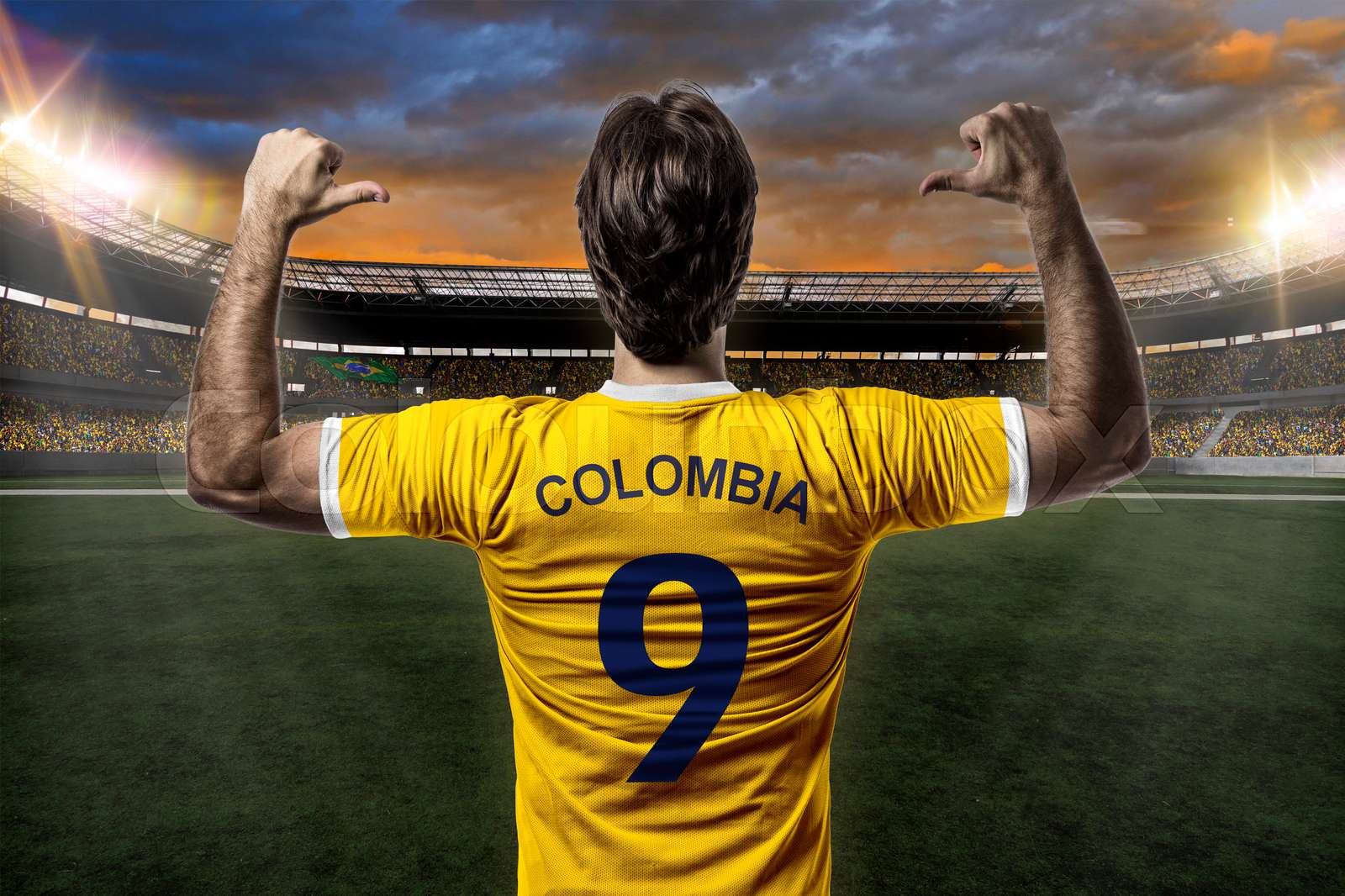 Colombian soccer player | Stock image | Colourbox