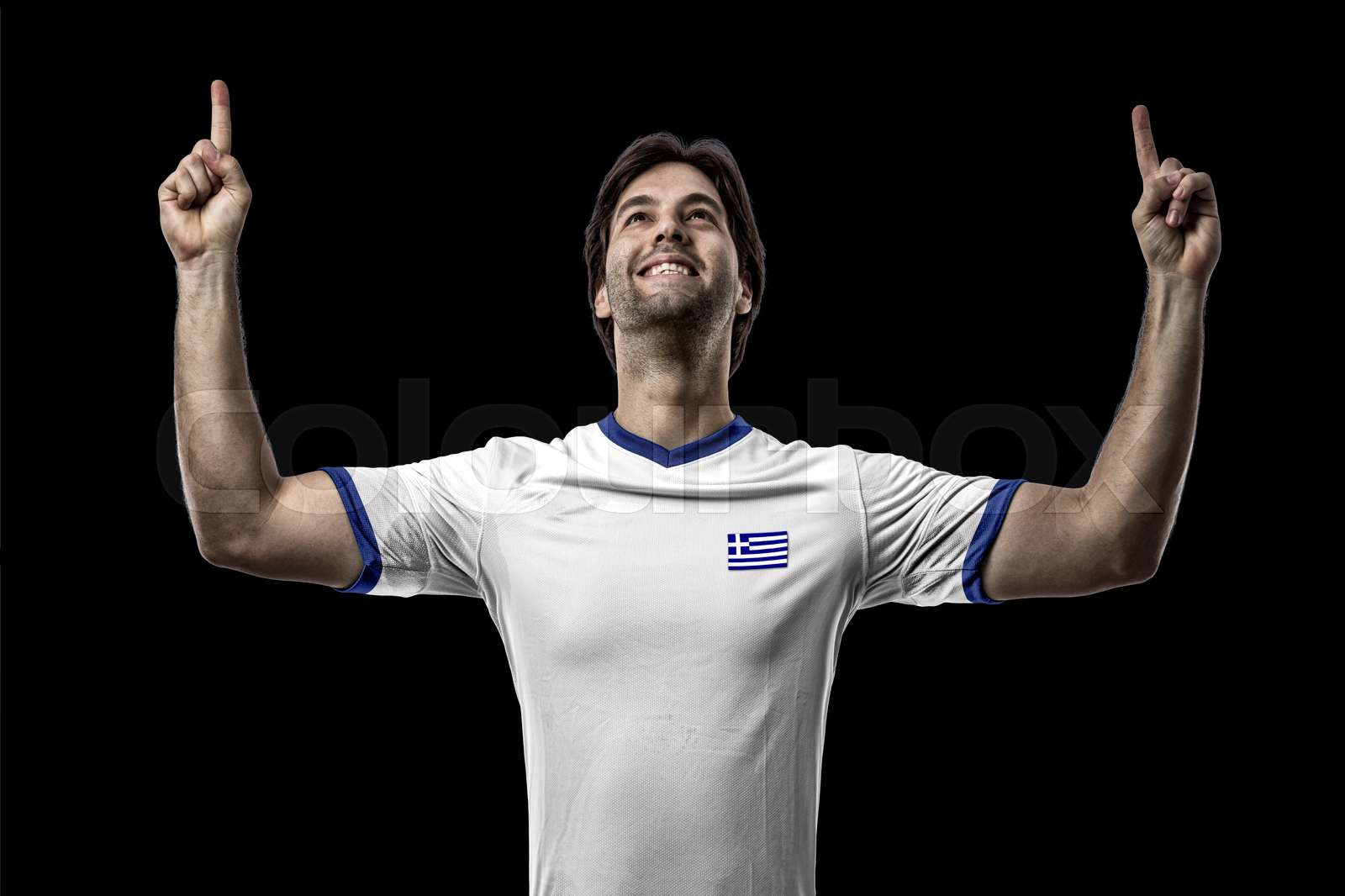 Greek soccer player | Stock image | Colourbox