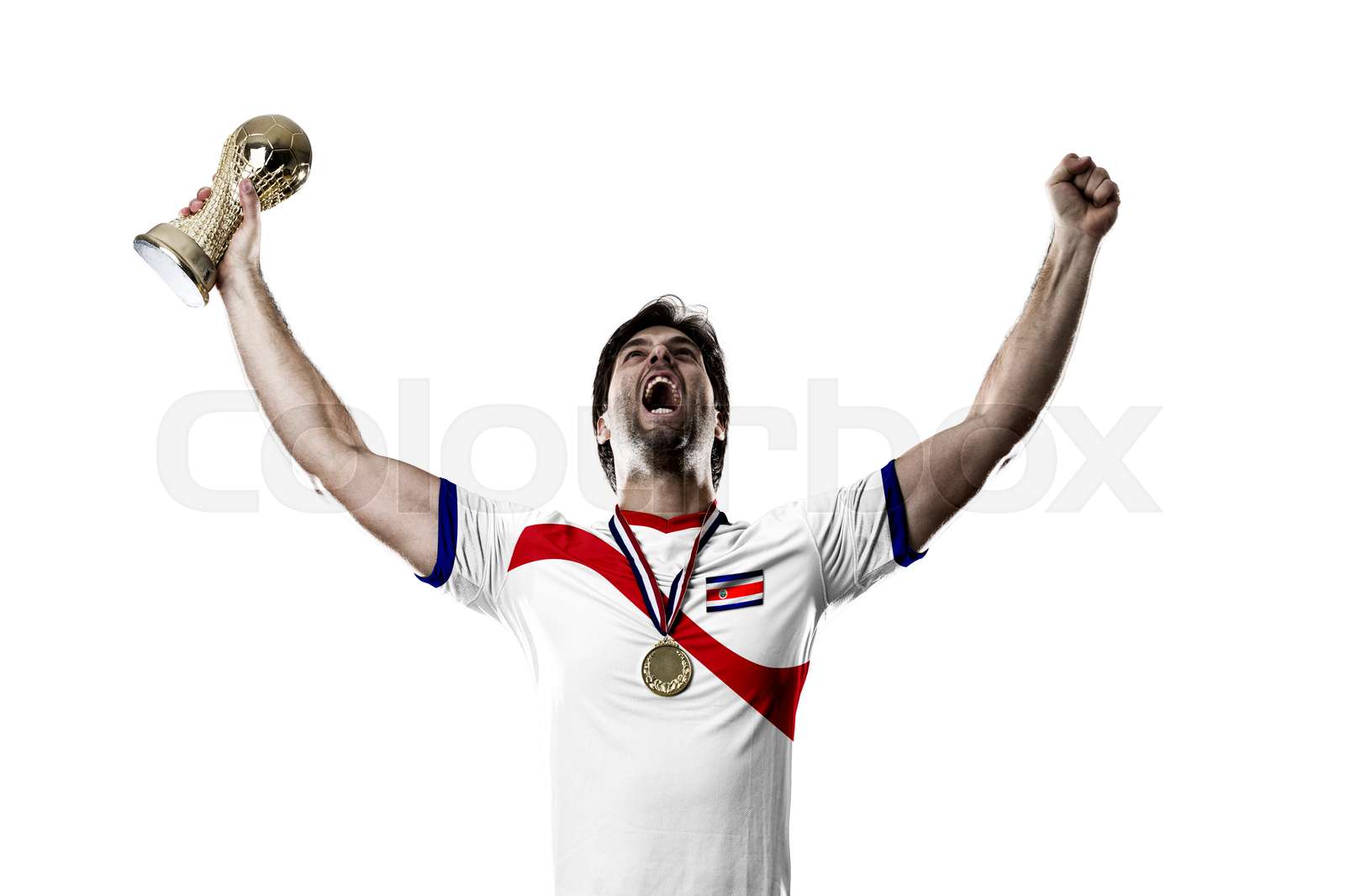 costa rican soccer player | Stock image | Colourbox