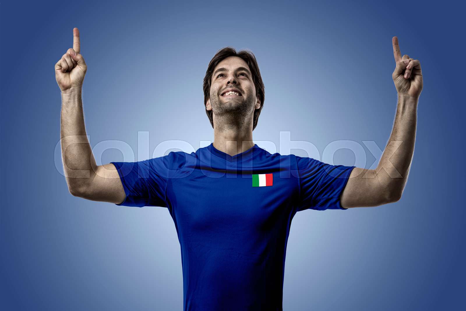 Italian soccer player | Stock image | Colourbox