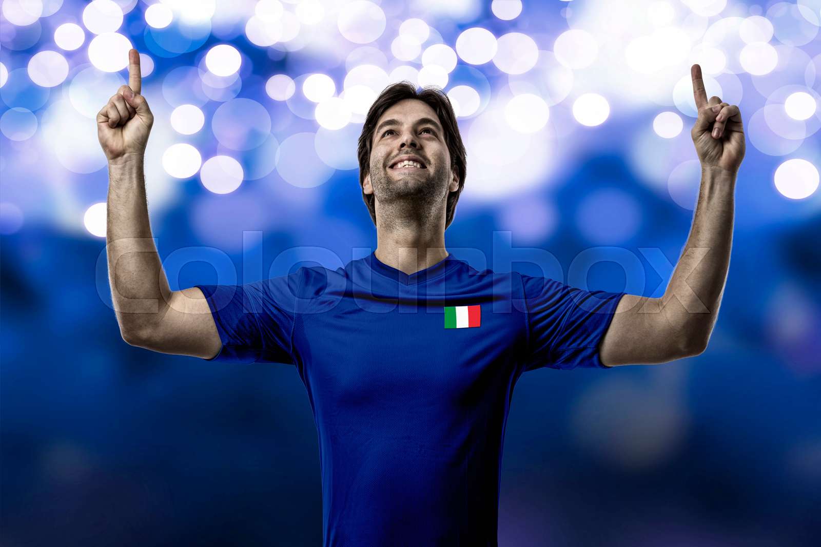 Italian soccer player | Stock image | Colourbox