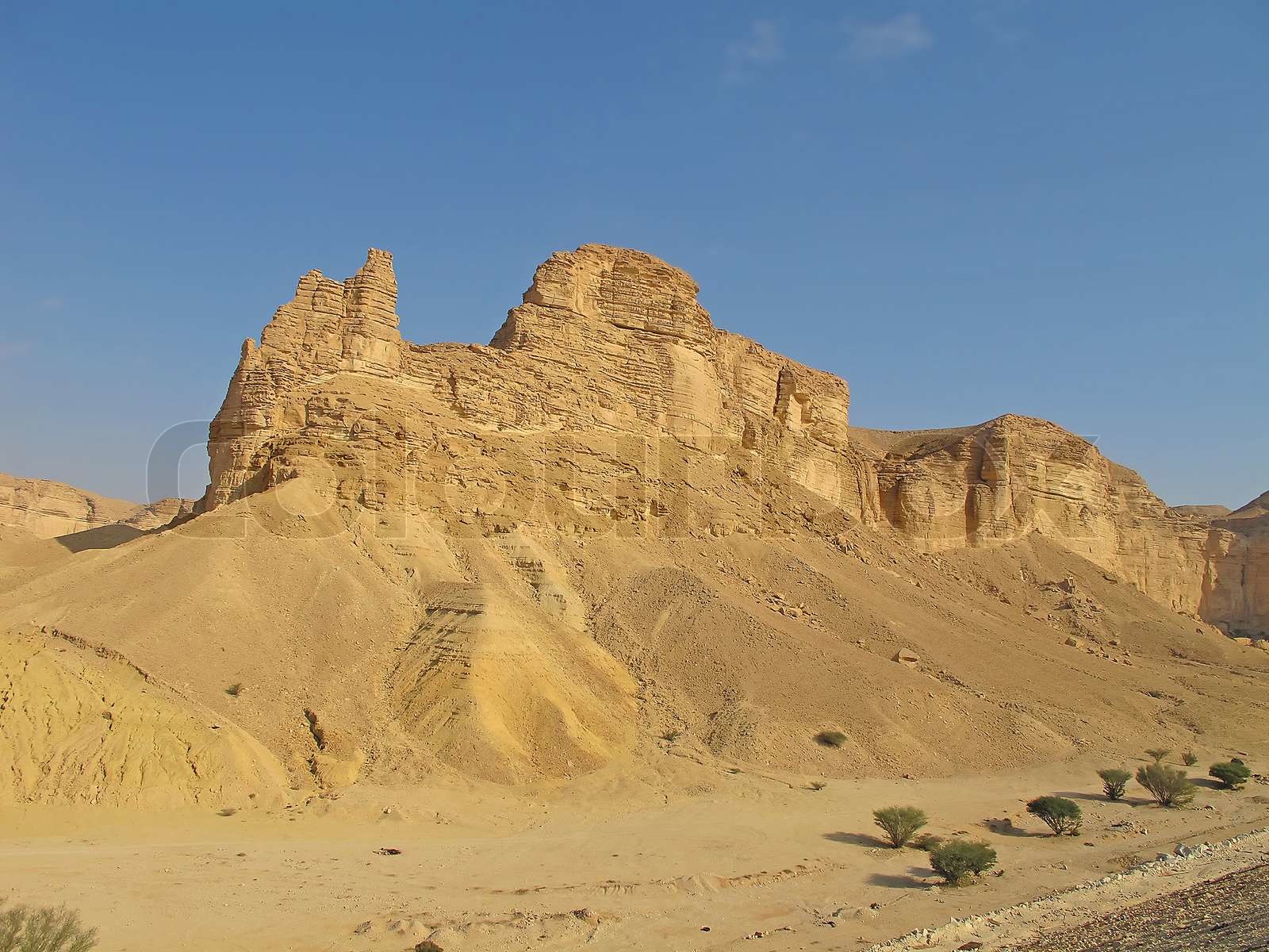 Clay rocks surrounding Riyadh city in Saudi Arabia | Stock image ...