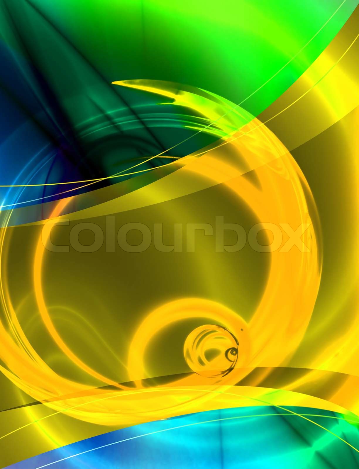 A 3D abstract layout you can use as a template for any design piece ...