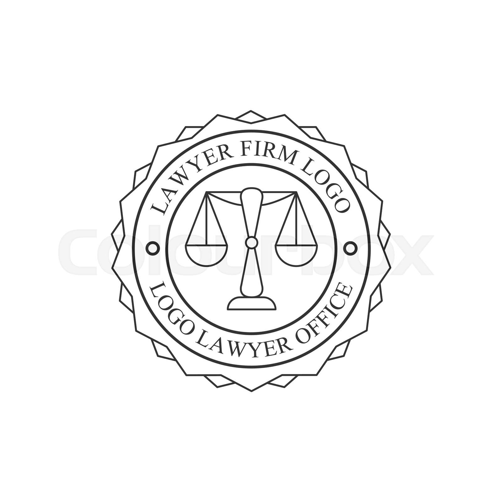 Lawyer Symbol Black And White