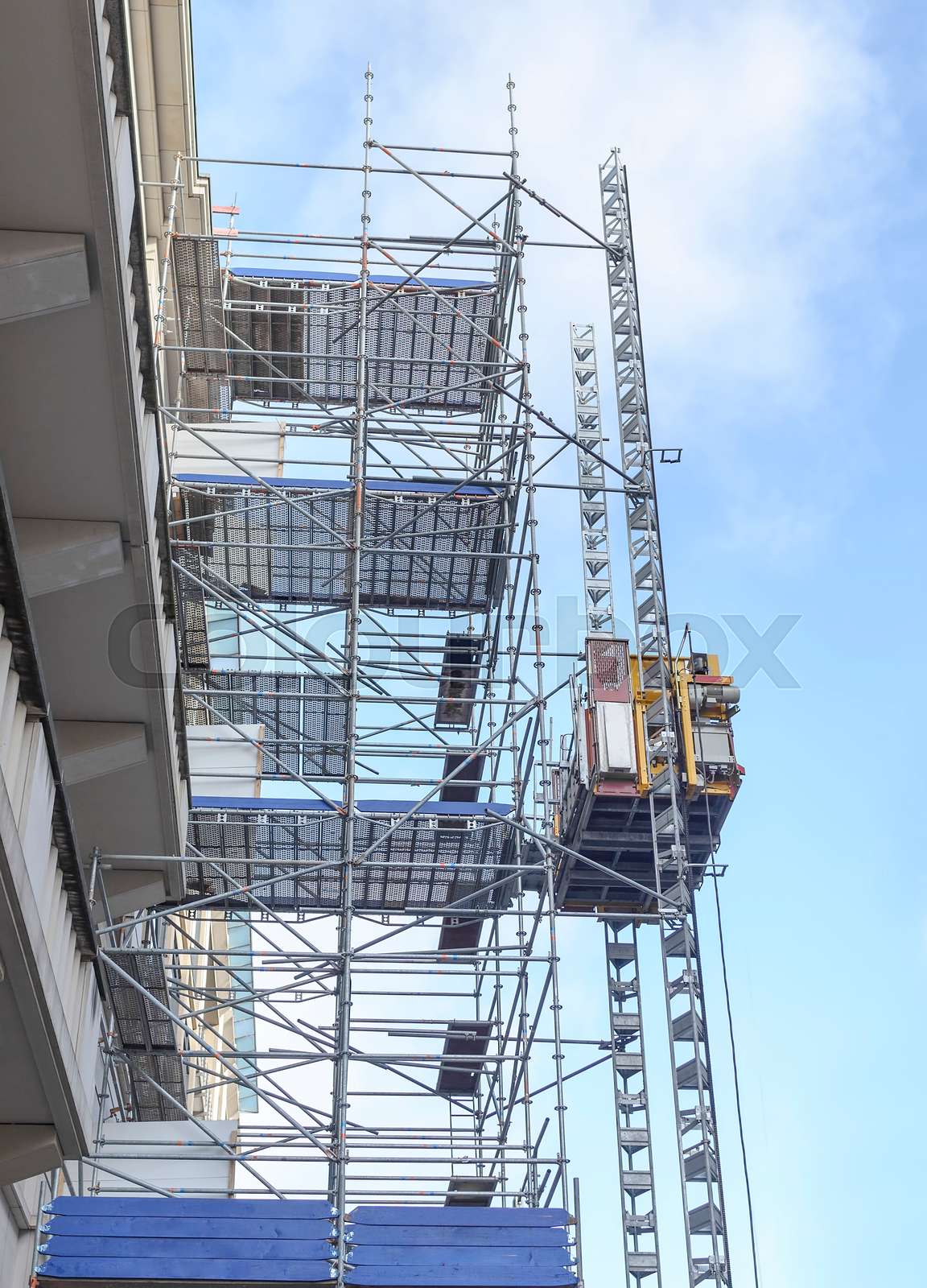 Scaffolding. | Stock image | Colourbox