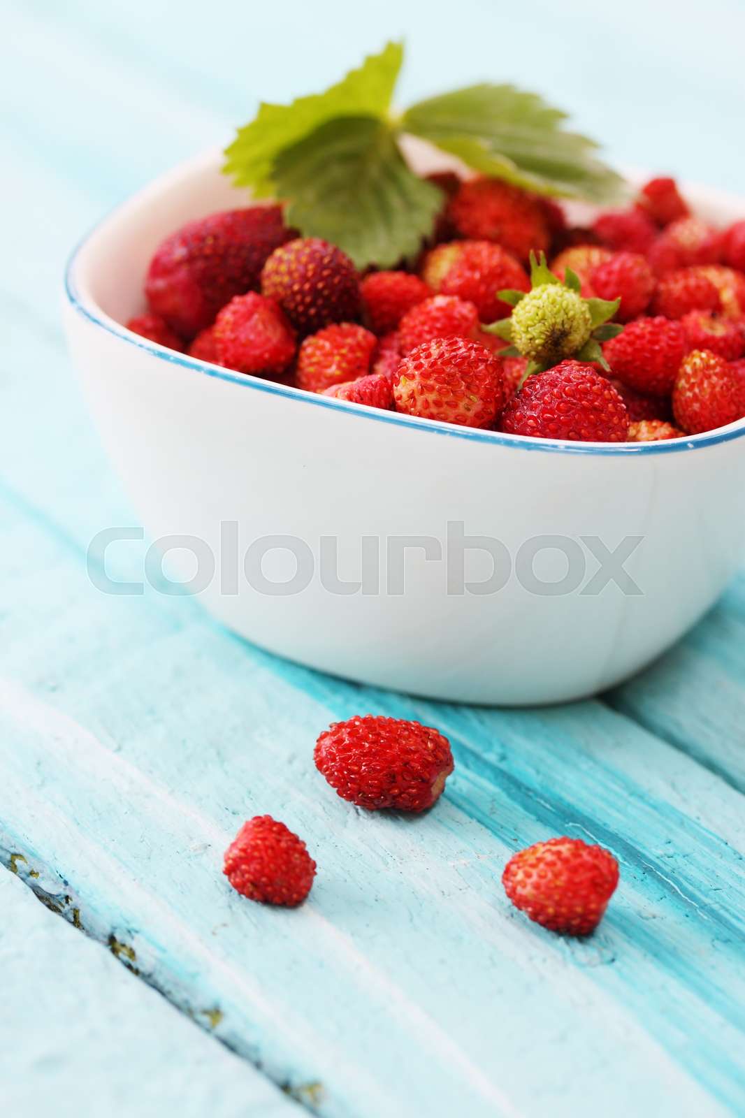 strawberries in bowl | Stock image | Colourbox