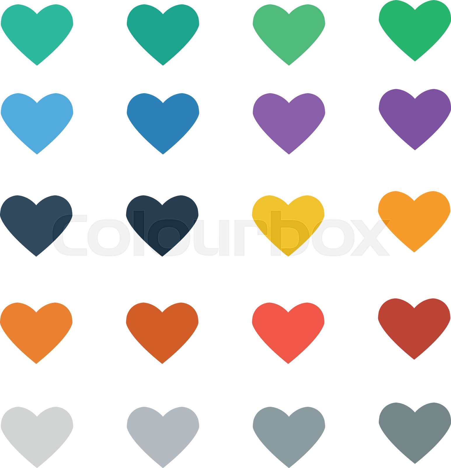 flad, hvid, design | Stock vektor | Colourbox