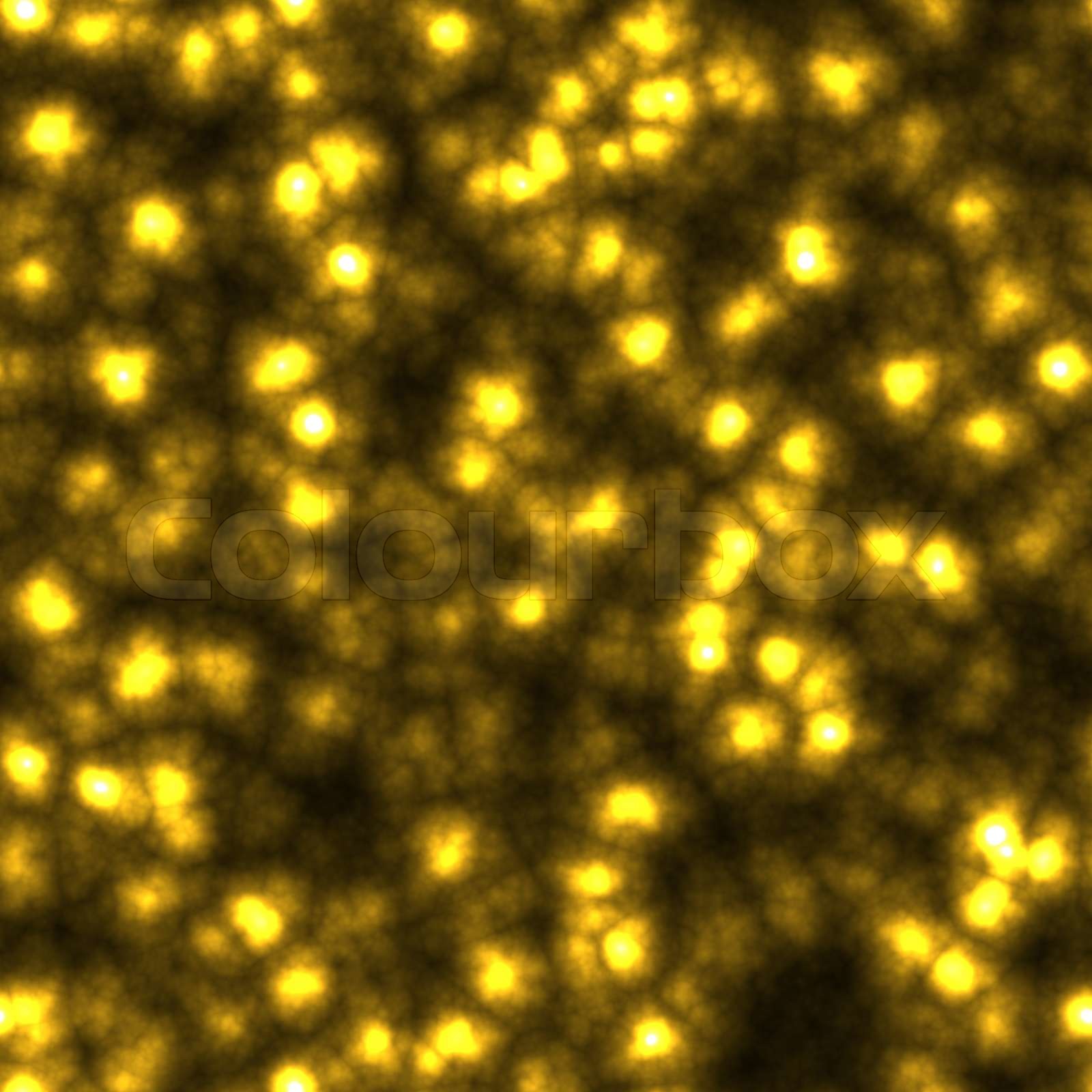 An illustration of some yellow glowing sparks | Stock image | Colourbox