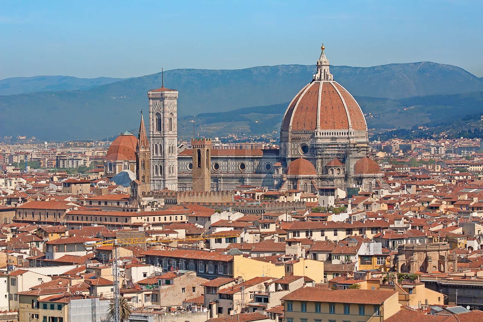 Aerial view of the Florence, Italy | Stock image | Colourbox