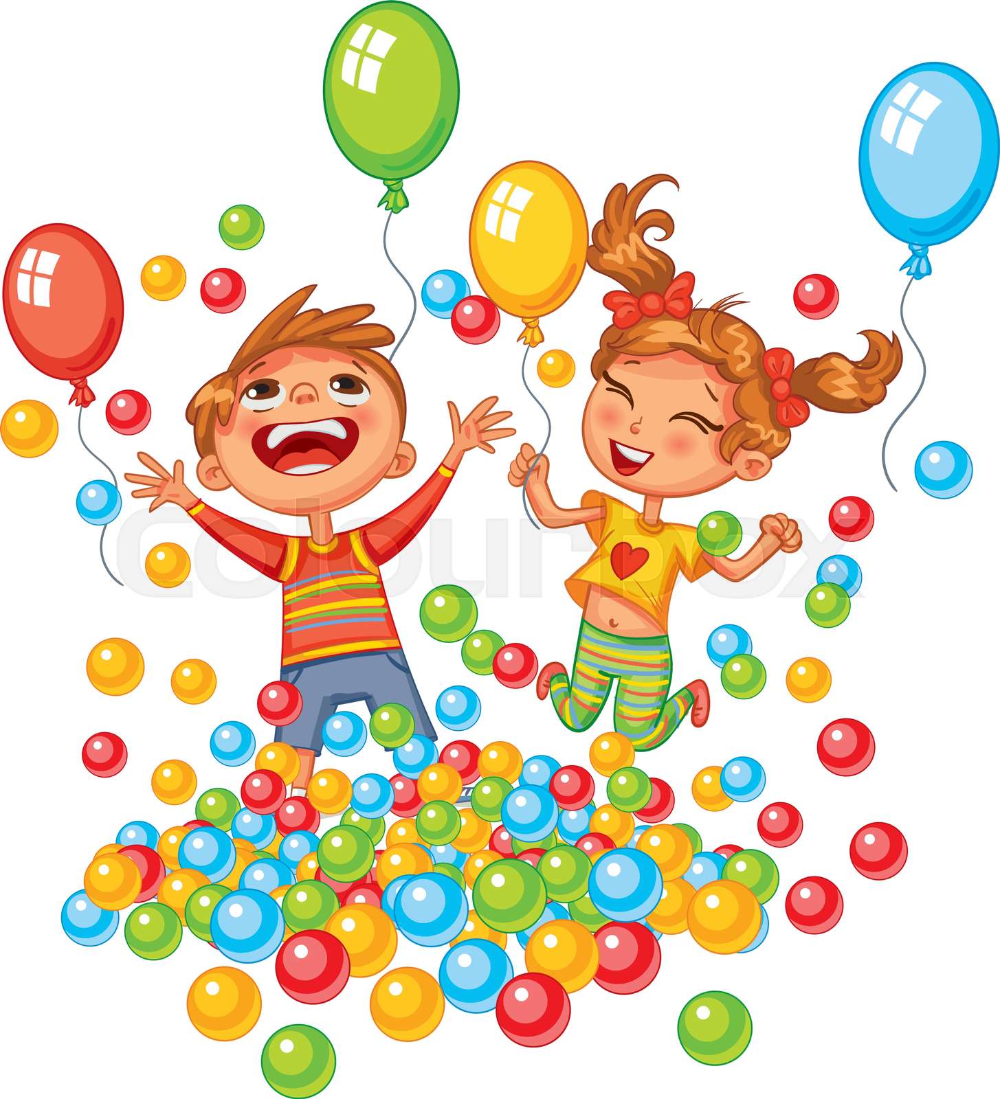 fun, fasching, cartoon | Stock-Vektor | Colourbox