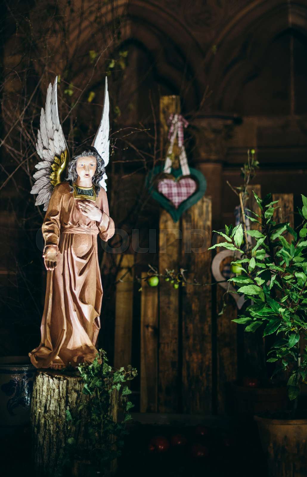 A helping hand from an angel | Stock image | Colourbox