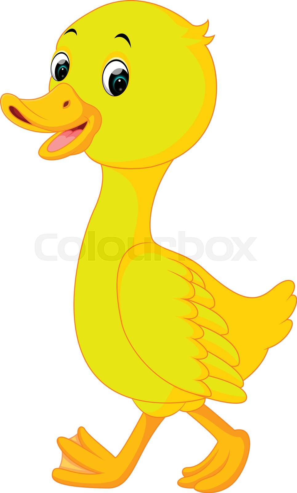 ente, cartoon, klein | Stock-Vektor | Colourbox