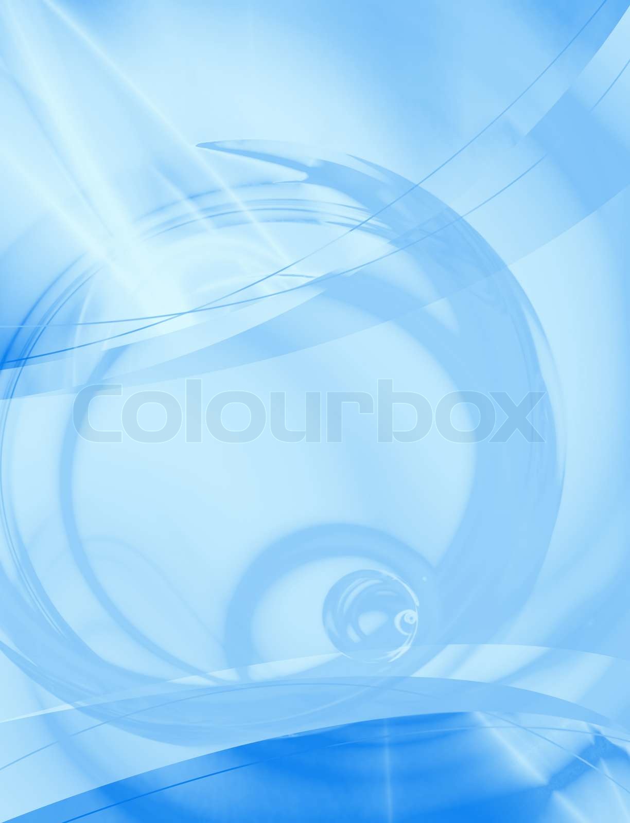 A blue abstract layout you can use as a template for any design piece ...