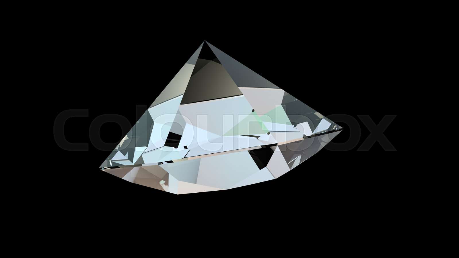 Rotating diamond 4k | Stock video | Colourbox