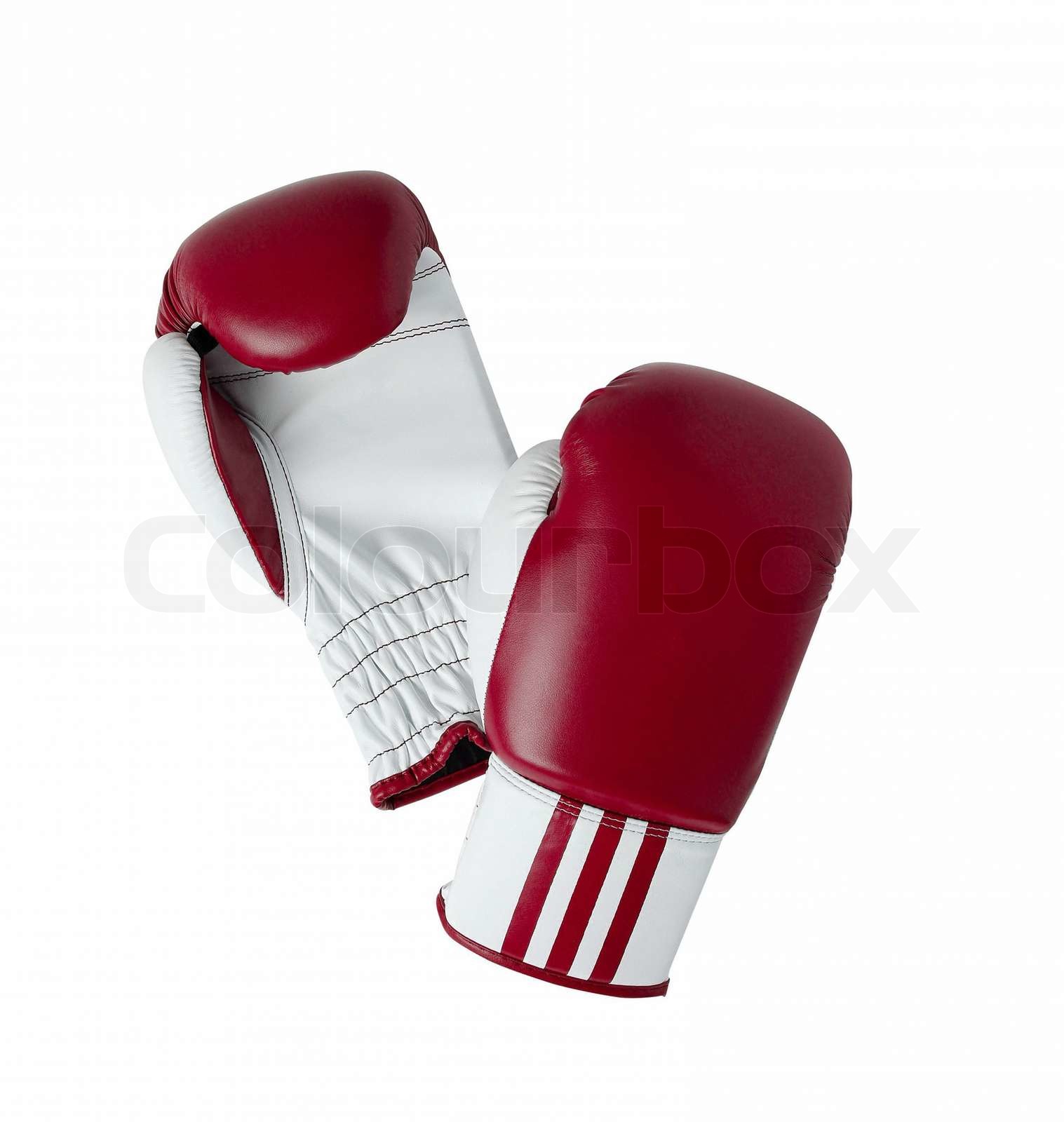 Boxhandschuhe auf einem weißen Hintergrund | Stock Bild | Colourbox
