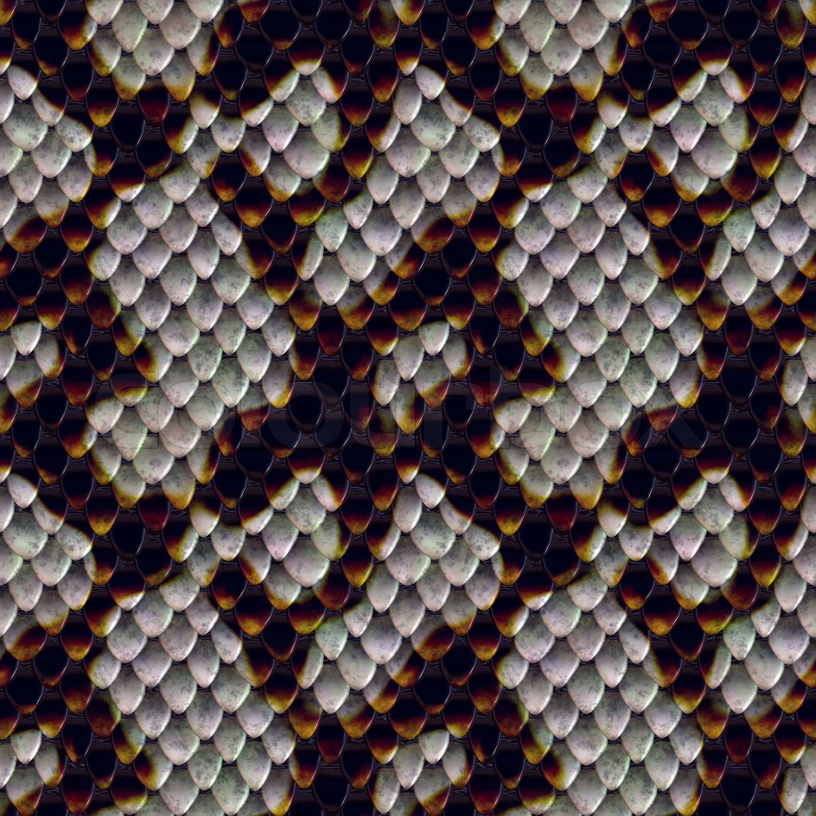 A scaly snake skin texture that tiles seamlessly as a pattern in any ...