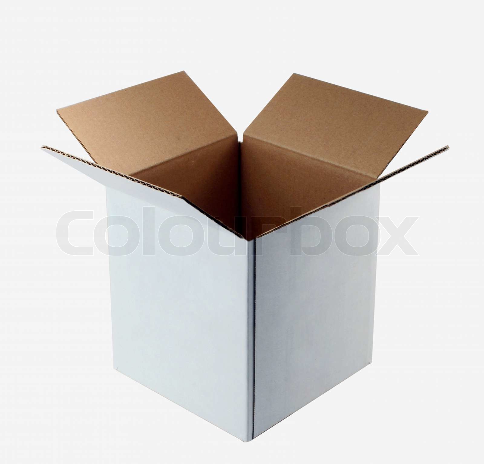 Karton zu öffnen | Stock Bild | Colourbox