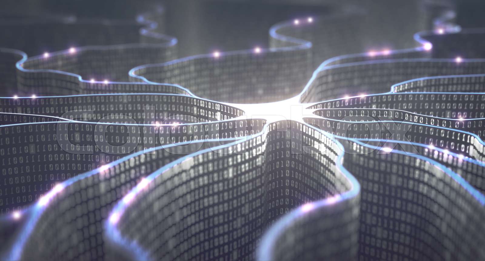 Artificial Intelligence Neural Network | Stock image | Colourbox