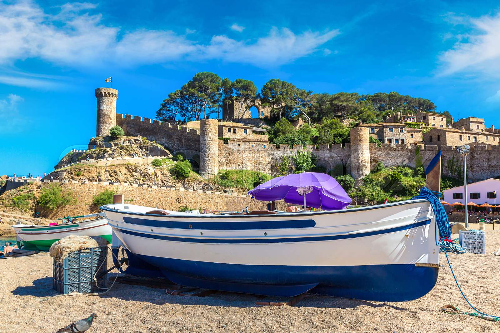 Beach at Tossa de Mar | Stock image | Colourbox